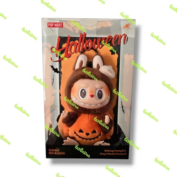 POP MART | Accessories | Popmart Labubu Happy Halloween Sitting Pumpkin ...